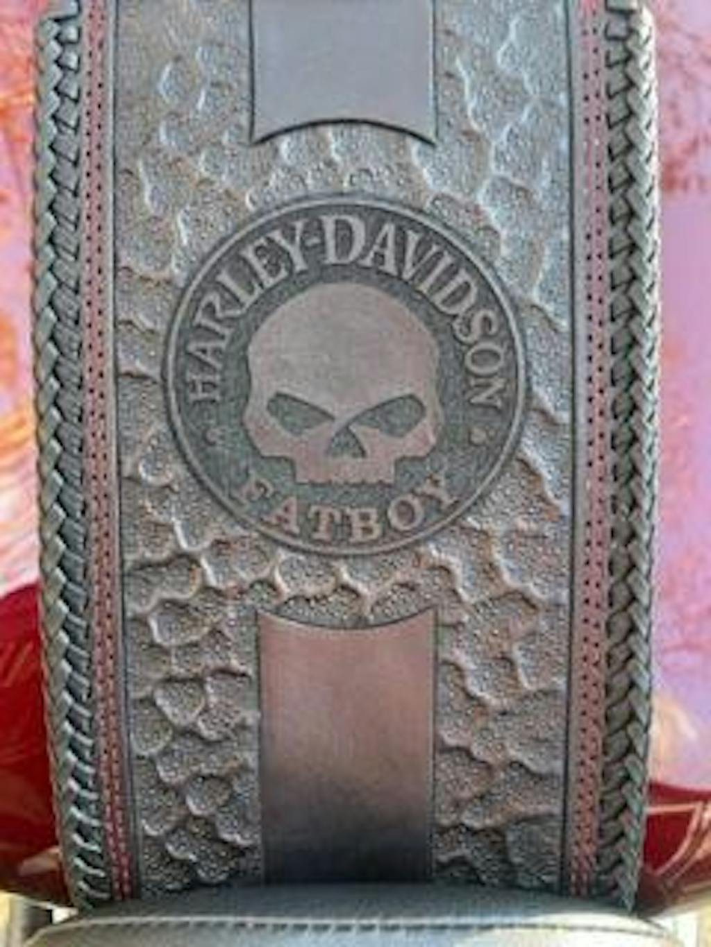 Standard Tank Bib - Softail/Fatboy – Three Mutts Custom Leather