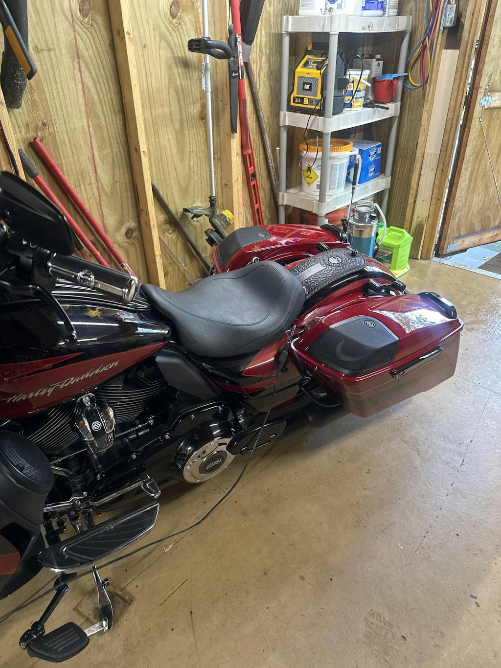 Three Mutts Custom Leather tank bibs, fender bibs, bags and more!