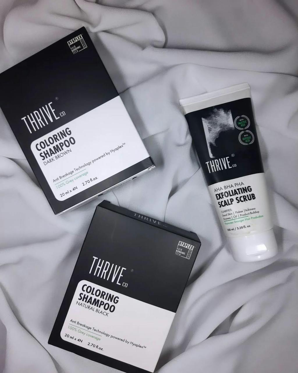 5-Minute Hair Colour Shampoo for 100% Grey Coverage | ThriveCo