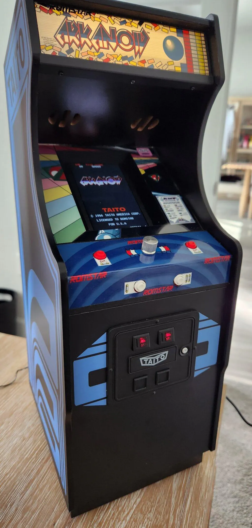 Spinner Control Panel D (5 Buttons) — Build-A-Cade