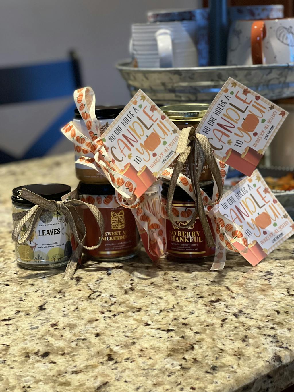 Fall Appreciation Gift Tags | No one Holds a Candle To You — TidyLady ...