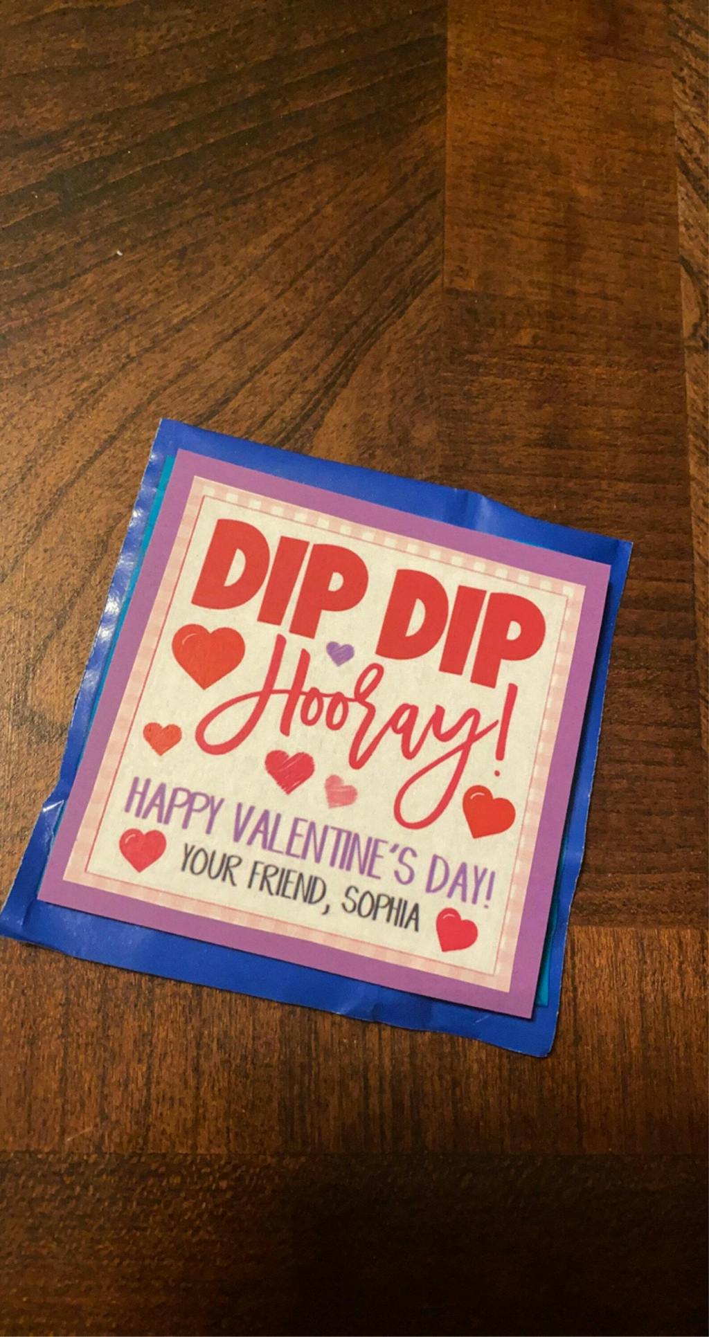 Fun Dip Valentine's Day Gift Tag | TidyLady Printables