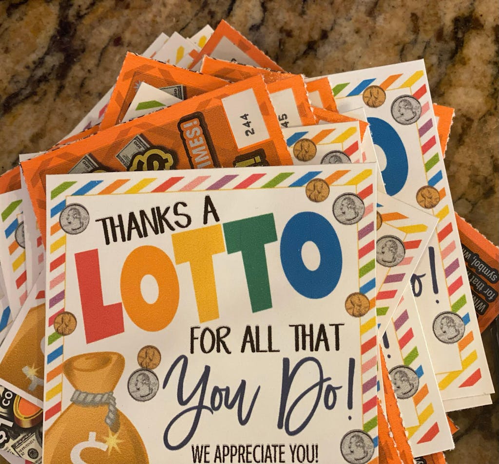 Lottery Gift Tags, Thanks a lotto for all that you do — TidyLady Printables
