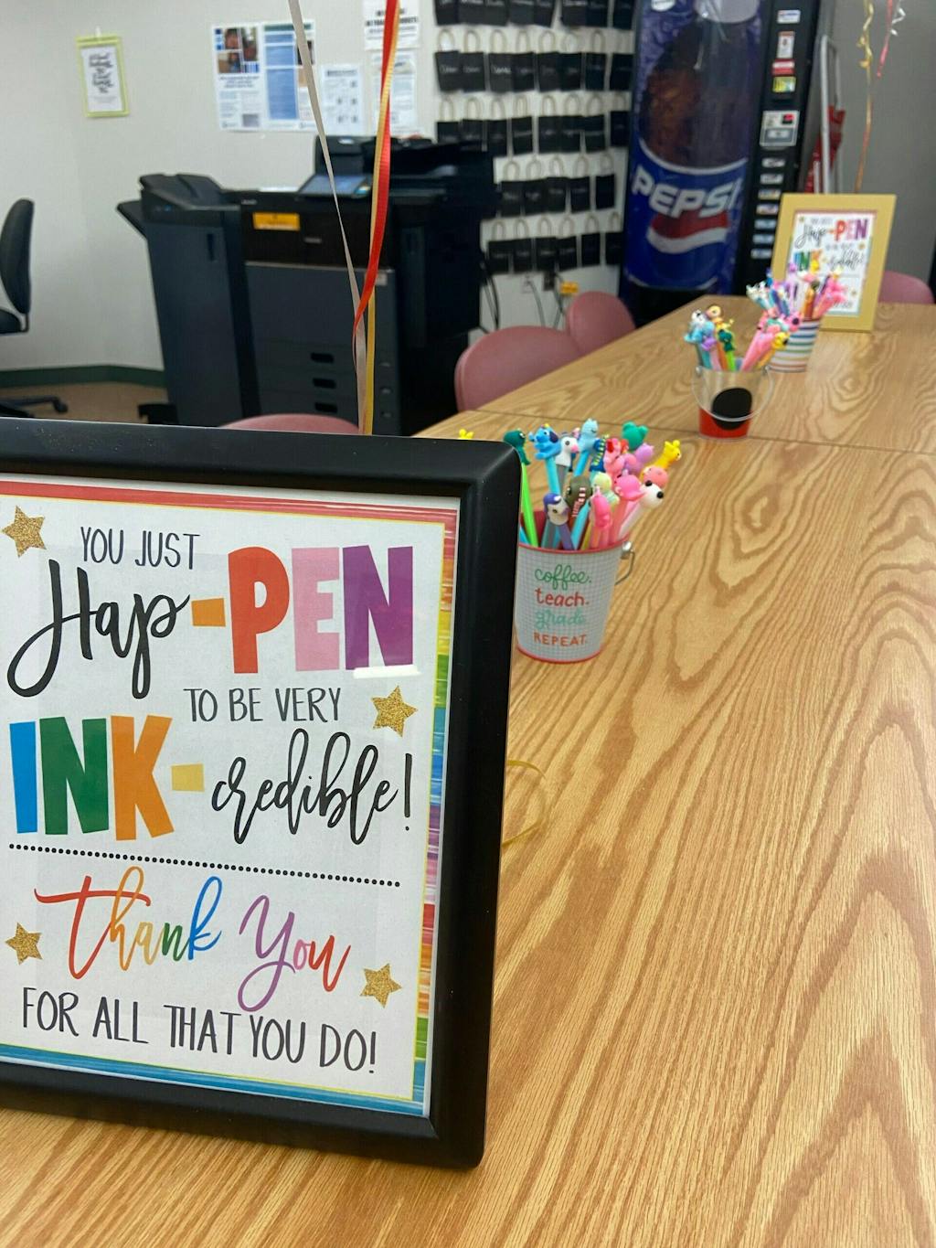 Pen Thank You Sign | Hap-pen to Be Ink-credible — TidyLady Printables