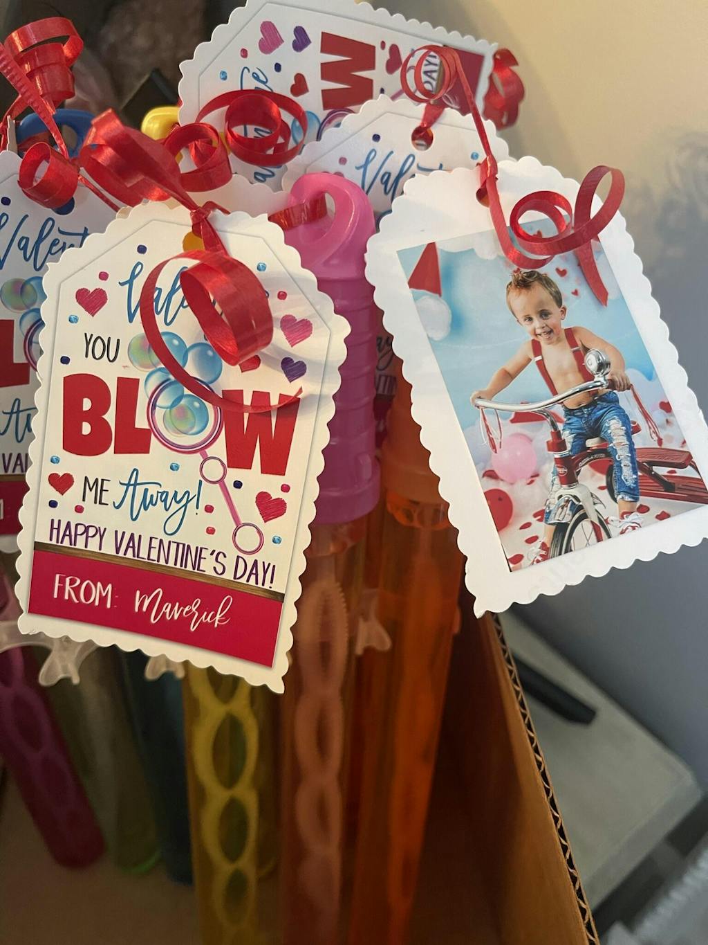 Valentine Bubble Tags "You Blow Me Away" Printable Template — TidyLady ...