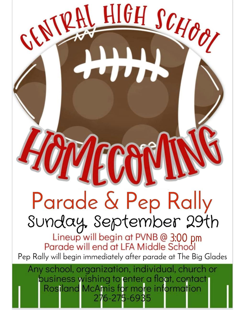 Editable Homecoming Flyer | Homecoming Football Fundraiser — TidyLady ...