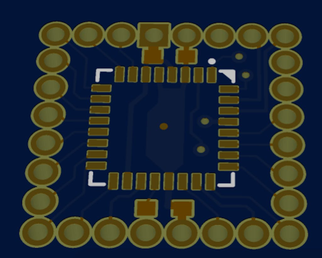 TinyLily Mini Processor | TinyLily e-Textiles | TinyCircuits