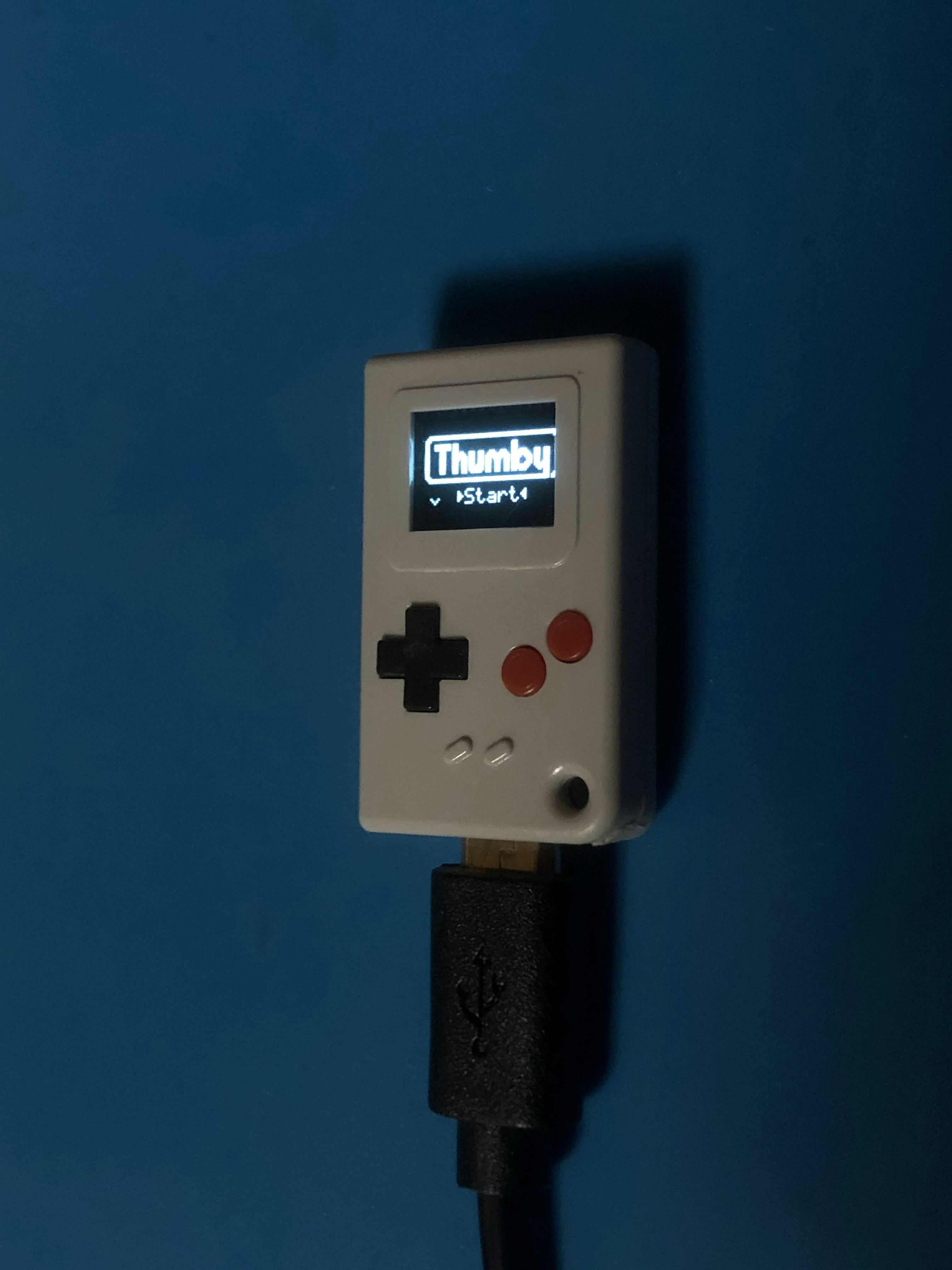 Thumby - The Tiny Playable, Programmable Keychain