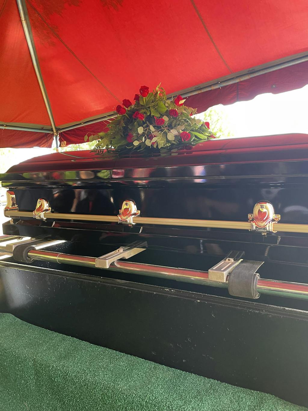 Upgrade to an Embroidered Head Panel - Titan Casket