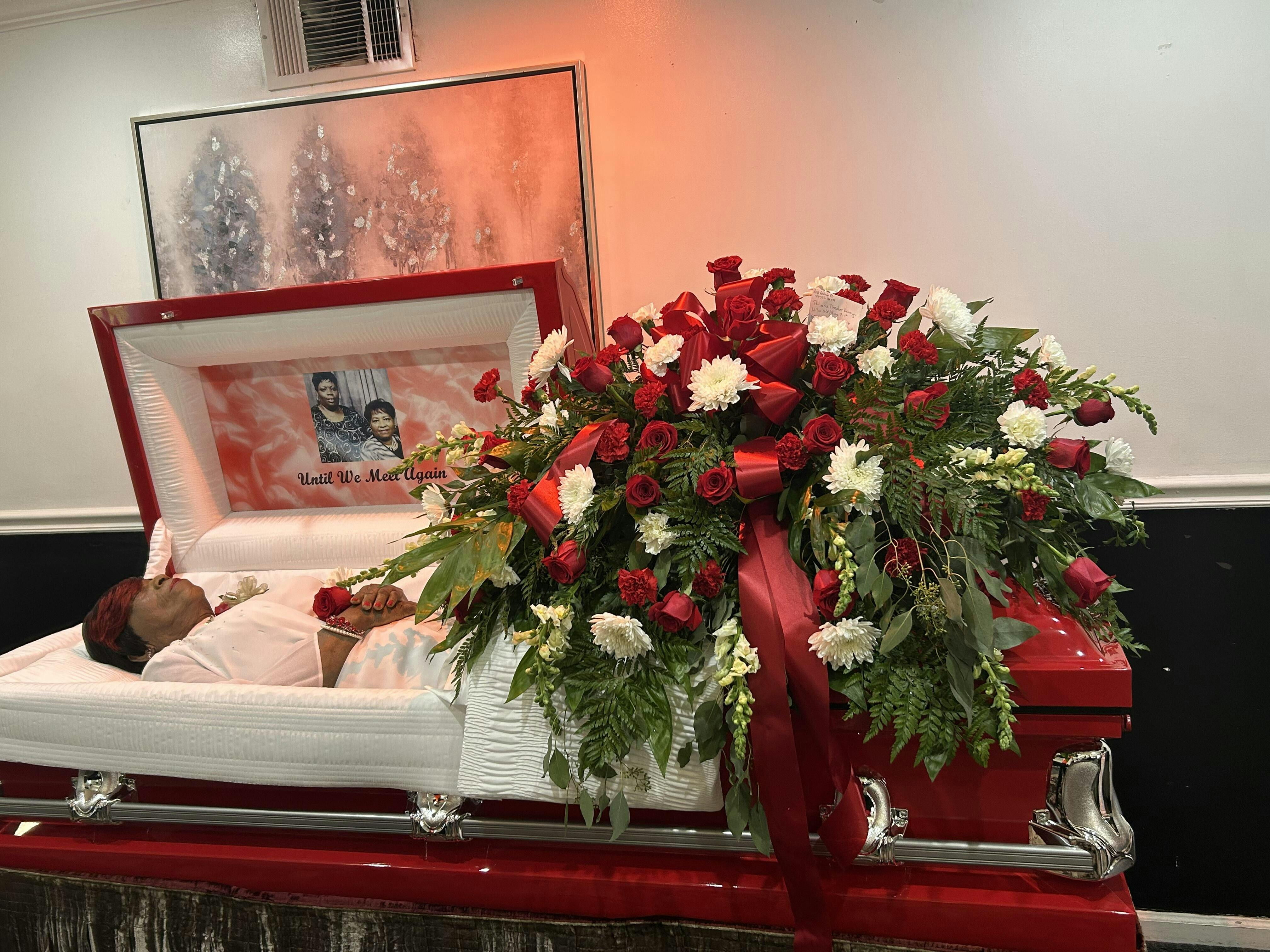 Titan Orion Series Dark Blue Casket- Buy for $1,499 – Titan Casket