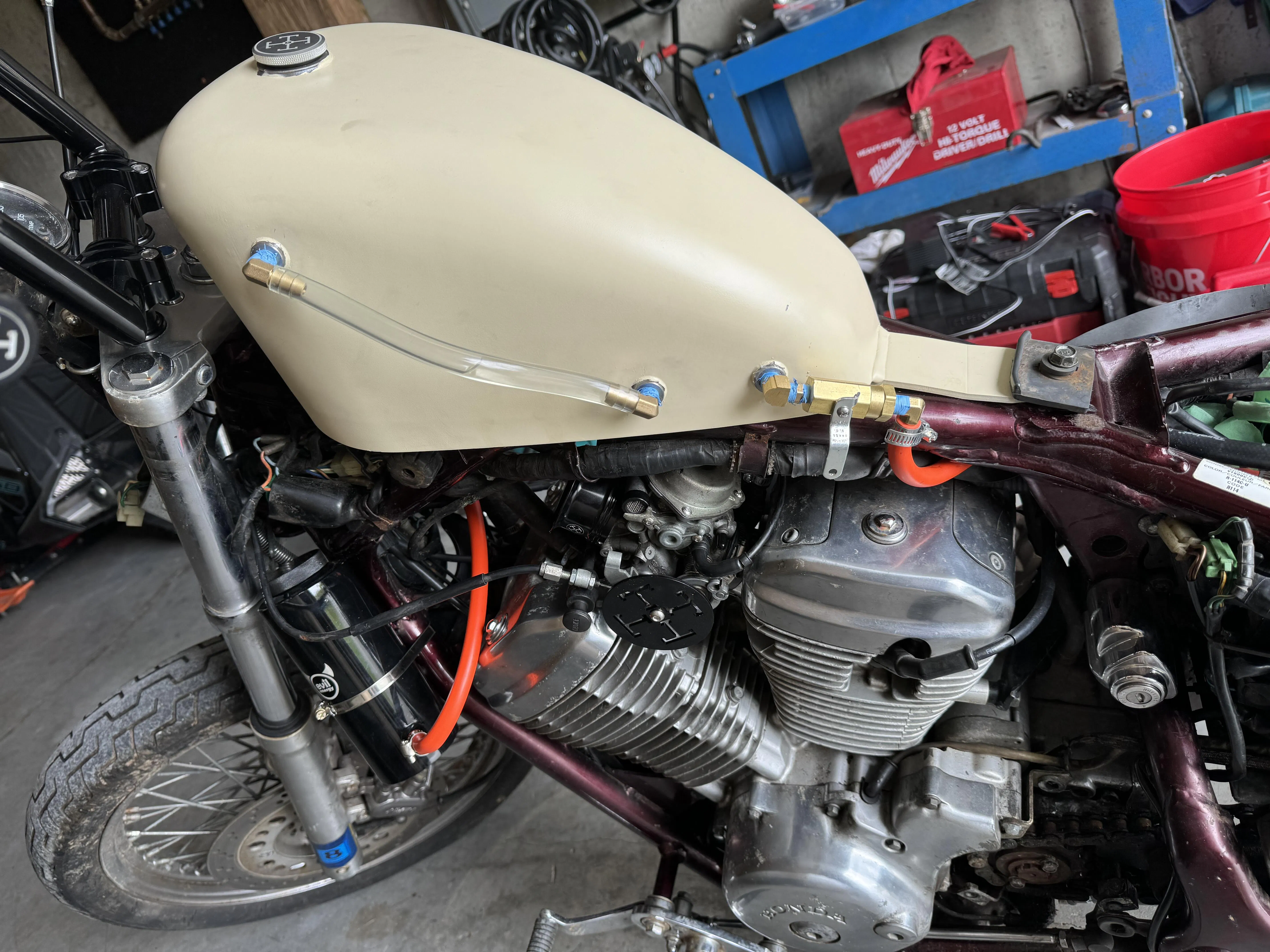 Custom Peanut Gas Tank for Honda Shadow VT600 - After Market Gas Tanks ...