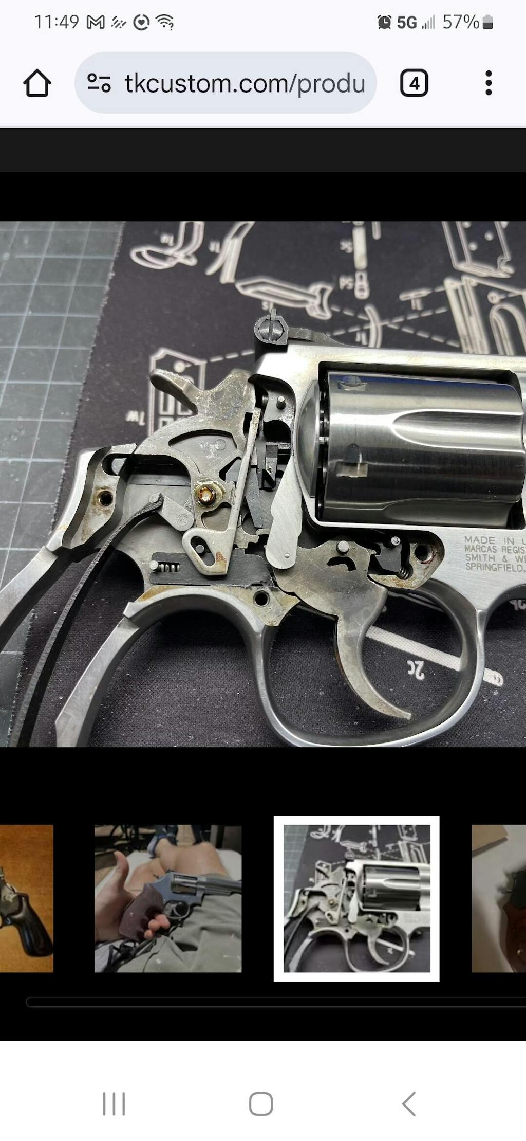 Smith & Wesson Competition N-L-K Frame Revolver Spring Kit – TK Custom ...
