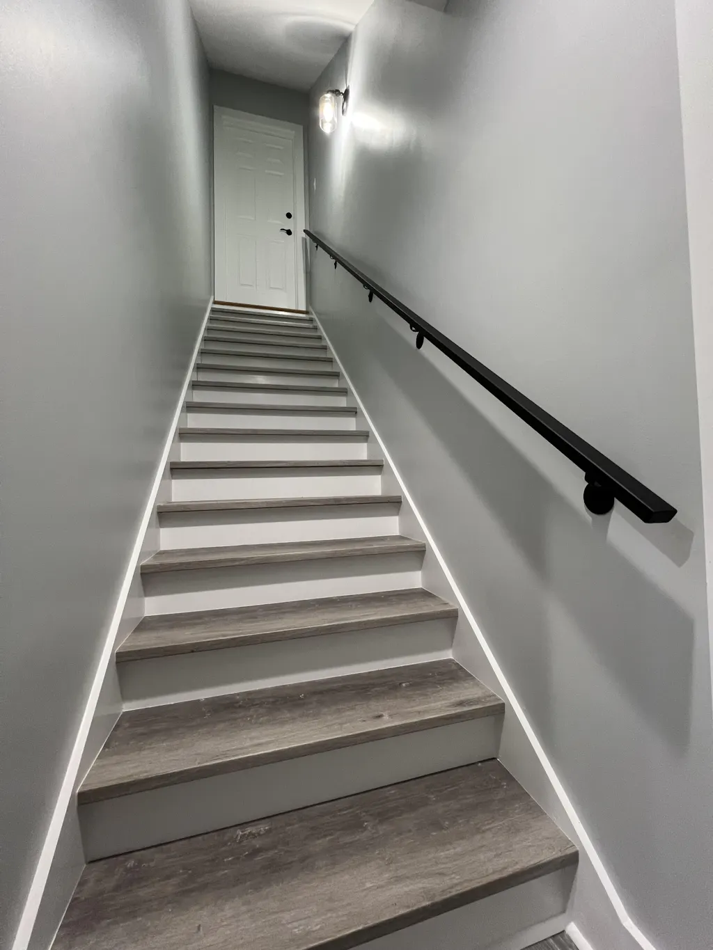 Metal Handrails | Black | Wall-Mount | ADA Compliant | Staircase Rail ...