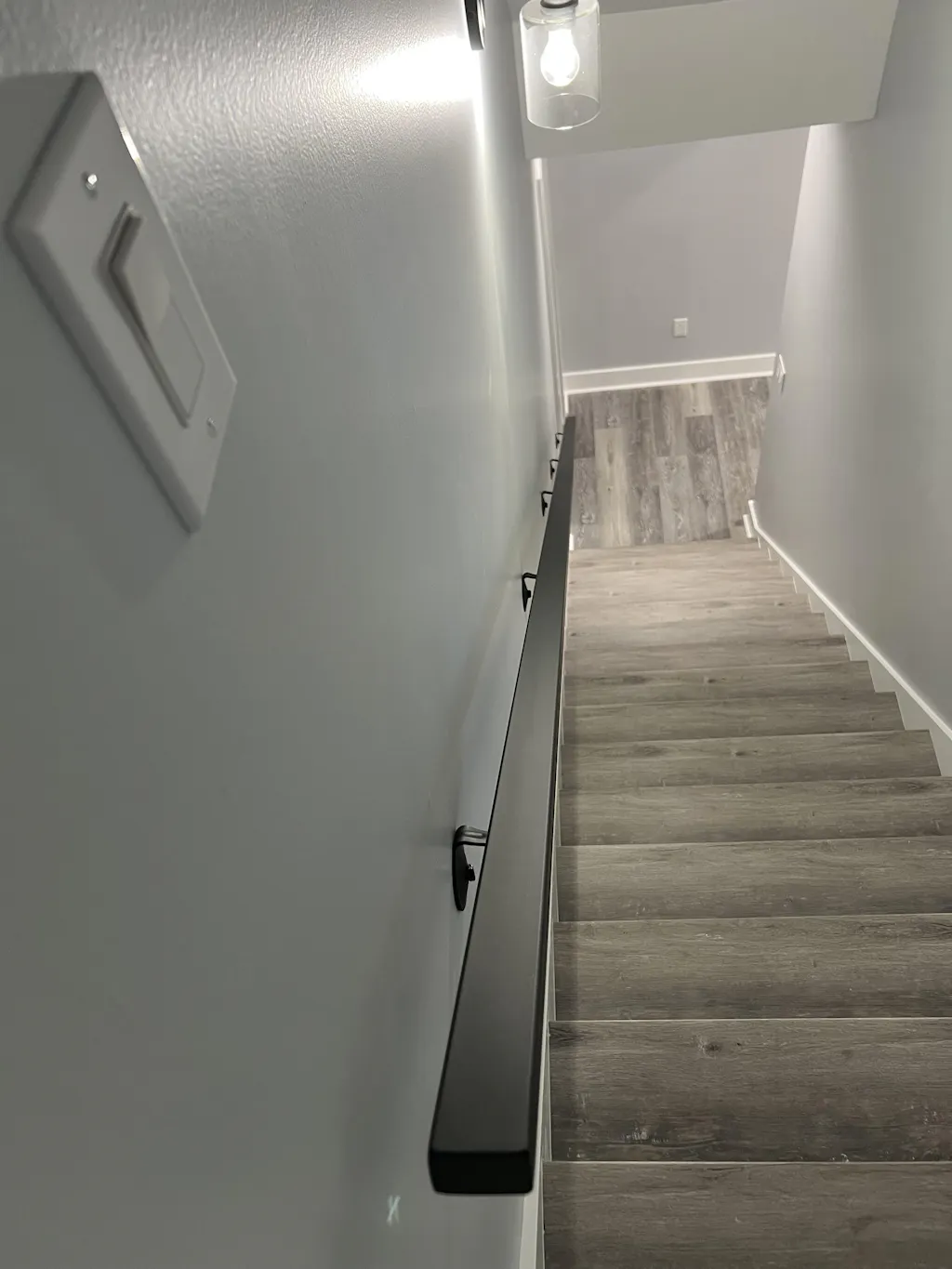 Metal Handrails | Black | Wall-Mount | ADA Compliant | Staircase Rail ...
