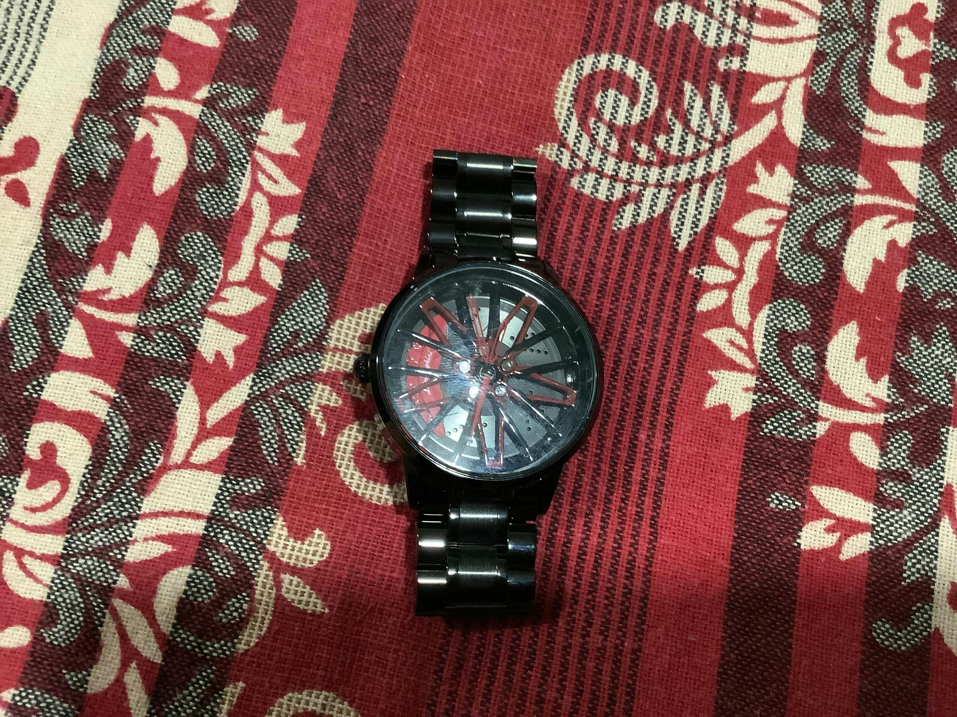 CAR RIM SPINNING WATCH - NISSAN GTR R35 – TOC-G WATCHES