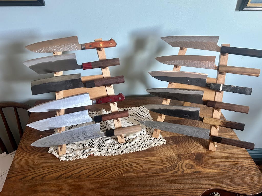 Knife Stand Display for 6 Knives