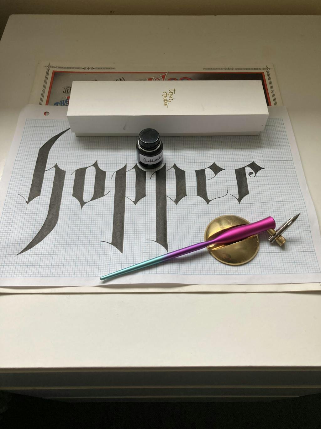 Flourish Calligraphy Pen – Tom's Studio