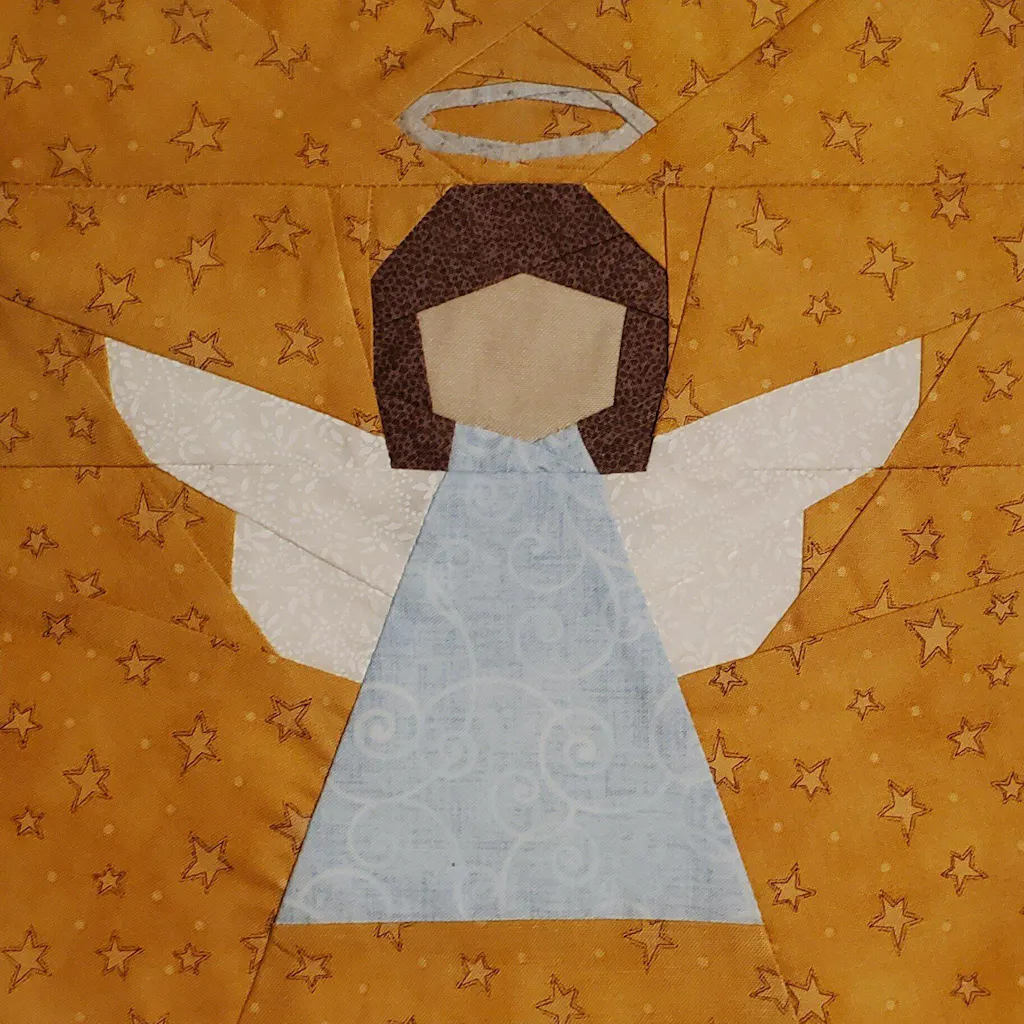 ANGEL quilt block pattern – Tomte Studio