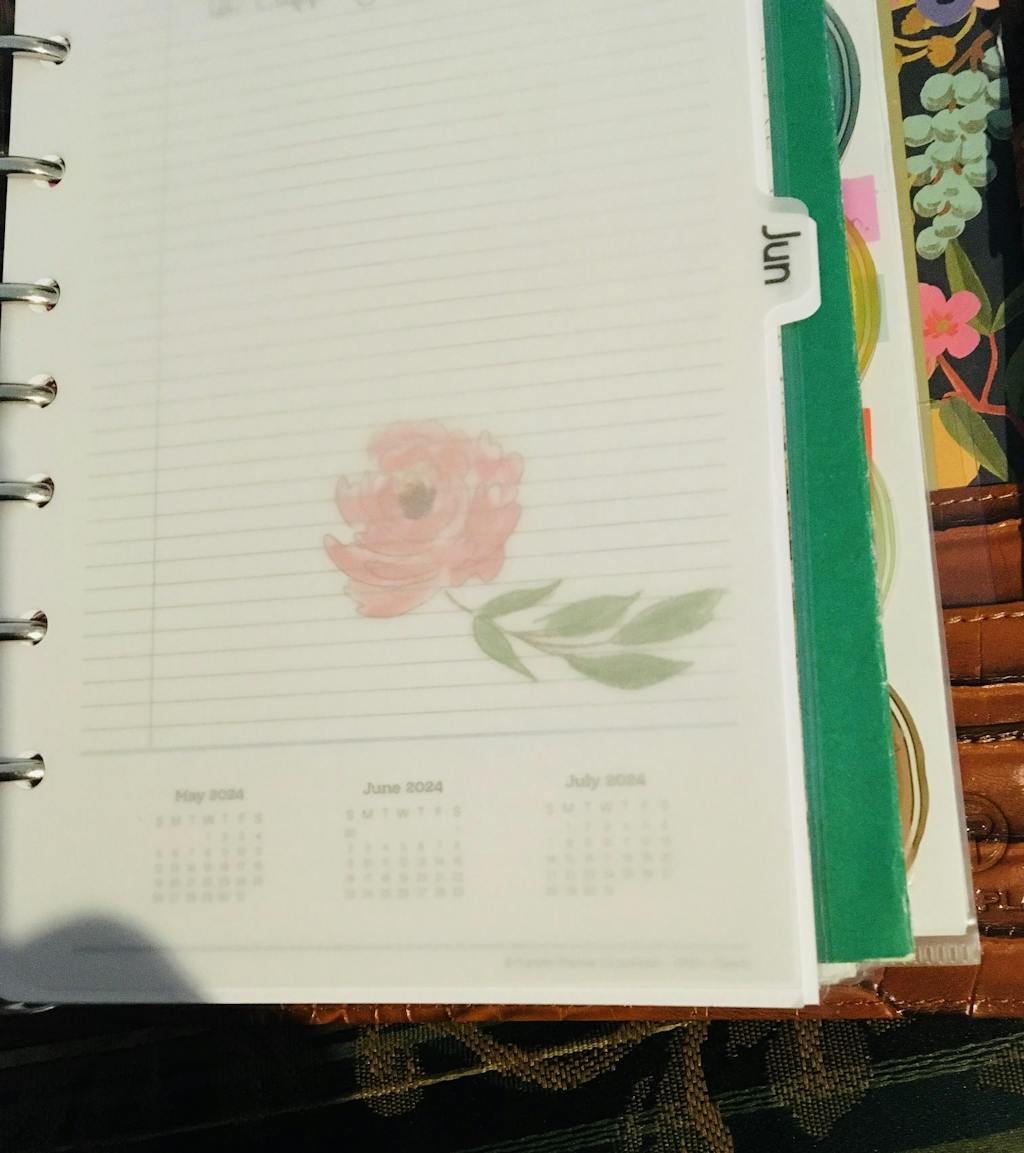 Monthly Side Minimalist Semi-Transparent Tab Dividers | Tonya Plans ...