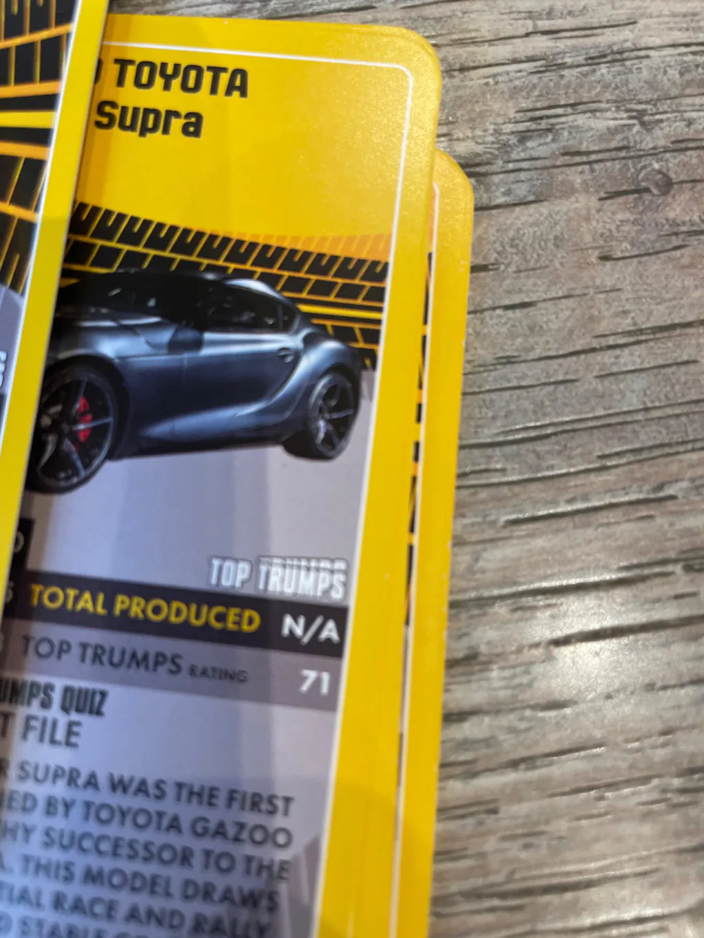 Supercars Top Trumps Card Game - Race to Victory!