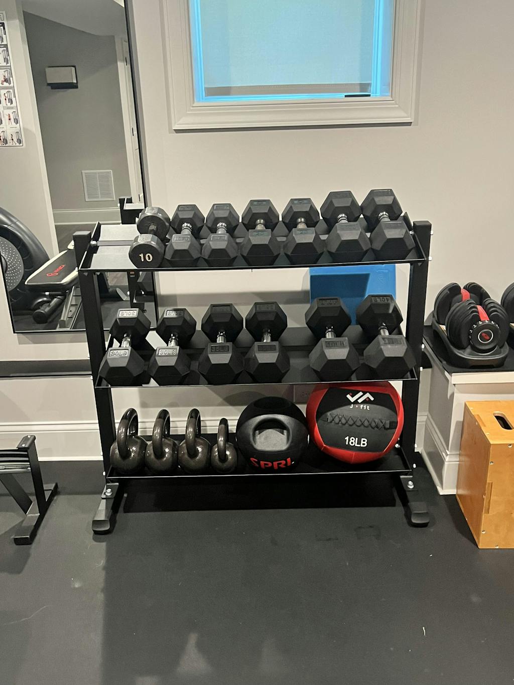 X-GYM 4 Foot Universal Storage Rack - Torque Fitness