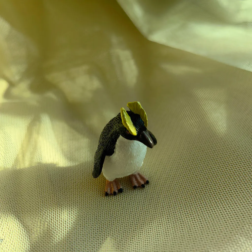 Toymany Rockhopper Penguin Figurine | Realistic Animal Figurine Toy