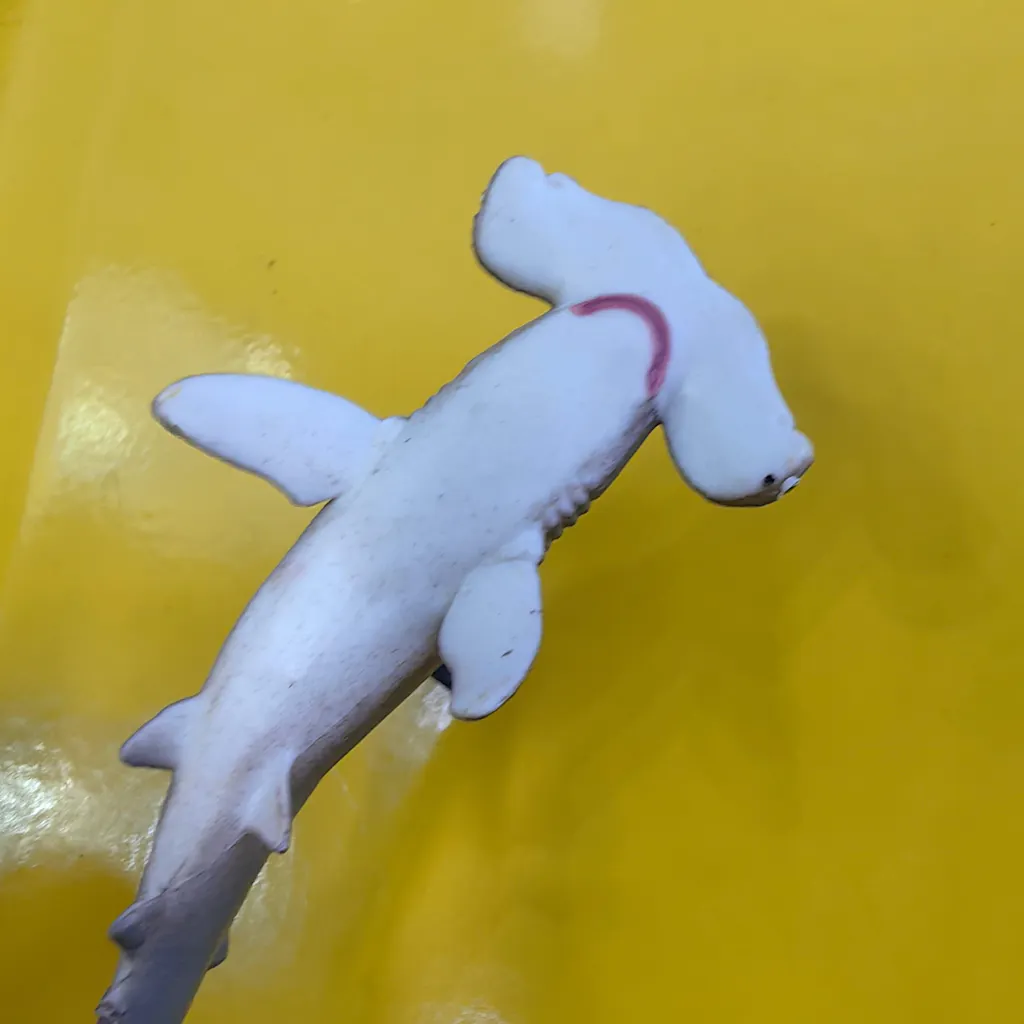 Toymany Scalloped Hammerhead Shark Figurine | Animal Figurine Toy