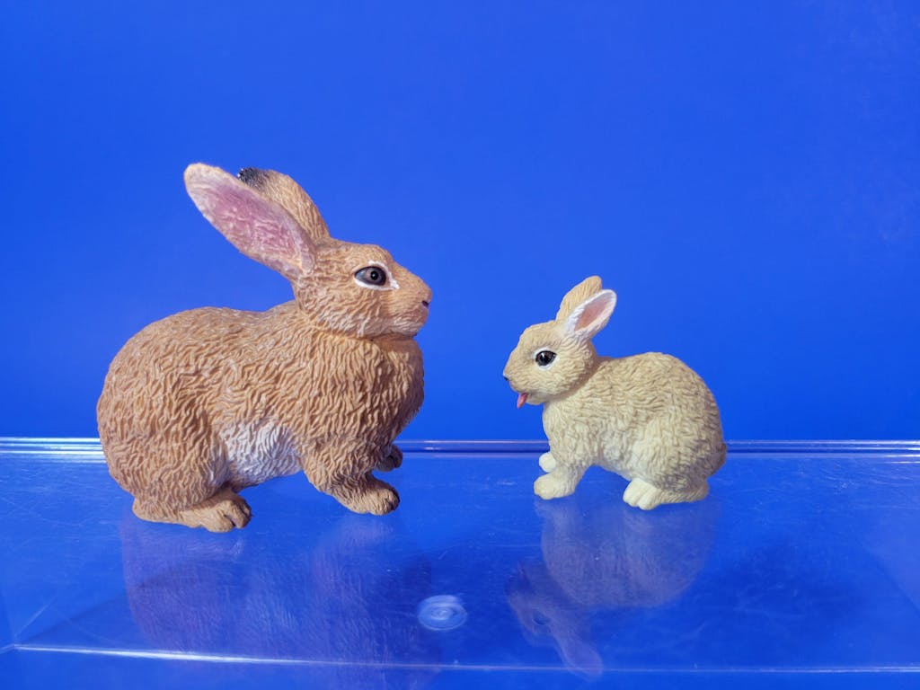 Toymany 12PCS Rabbit Animal Figurines Playset | Animal Figurine Toy