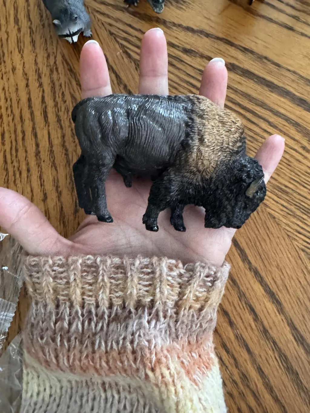 Toymany American Bison Figurine | Realistic Animal Figurine Toy