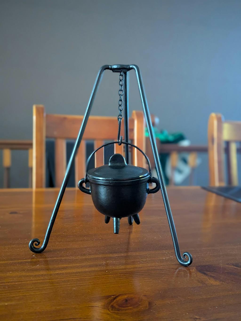 Pagan & Witchcraft Altar Tools | Black Cauldron Stand | Australia