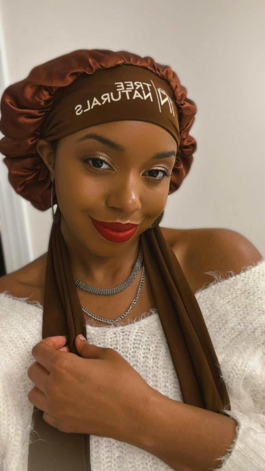 NEW! Tree Naturals Luxe Satin Bonnet