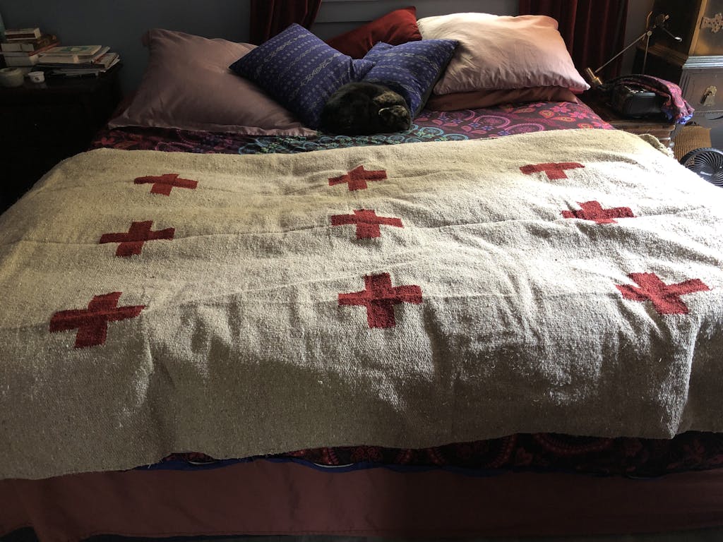 Positive Vibrations Blanket. Yoga, Camping, Home, Van Life, Picnic ...