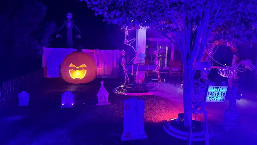 Trick Ghastly - Giant Singing Inflatable Pumpkin | Monster Pack