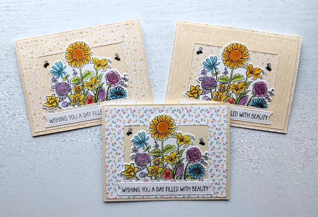 Wildflower Garden 4x4 Stamp Set– Trinity Stamps