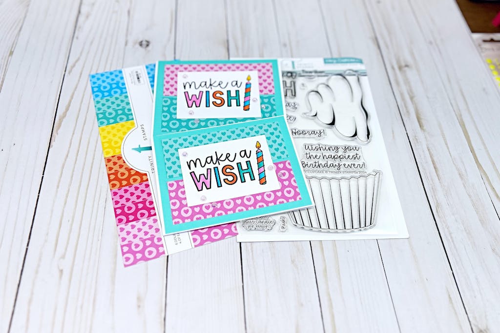 Hey, Cupcake 6x8 Stamp Set– Trinity Stamps