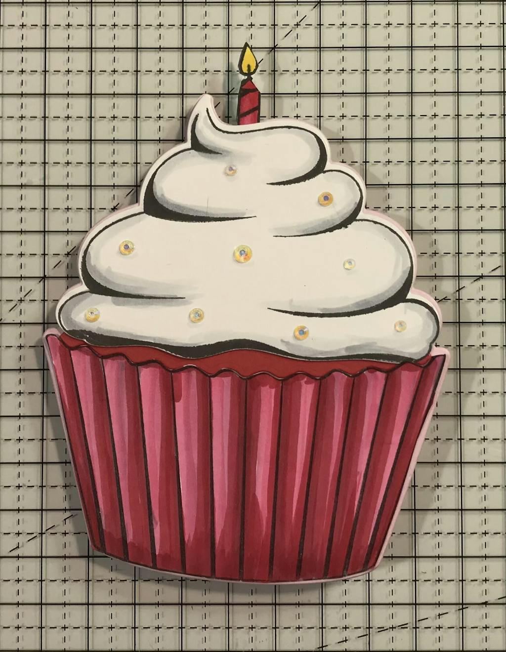 Hey, Cupcake 6x8 Stamp Set– Trinity Stamps