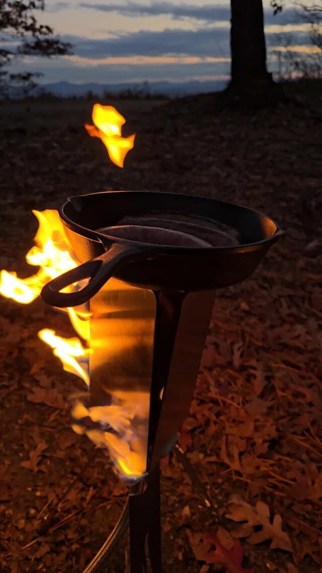 Tripod Torch - Portable Propane Fire Pit