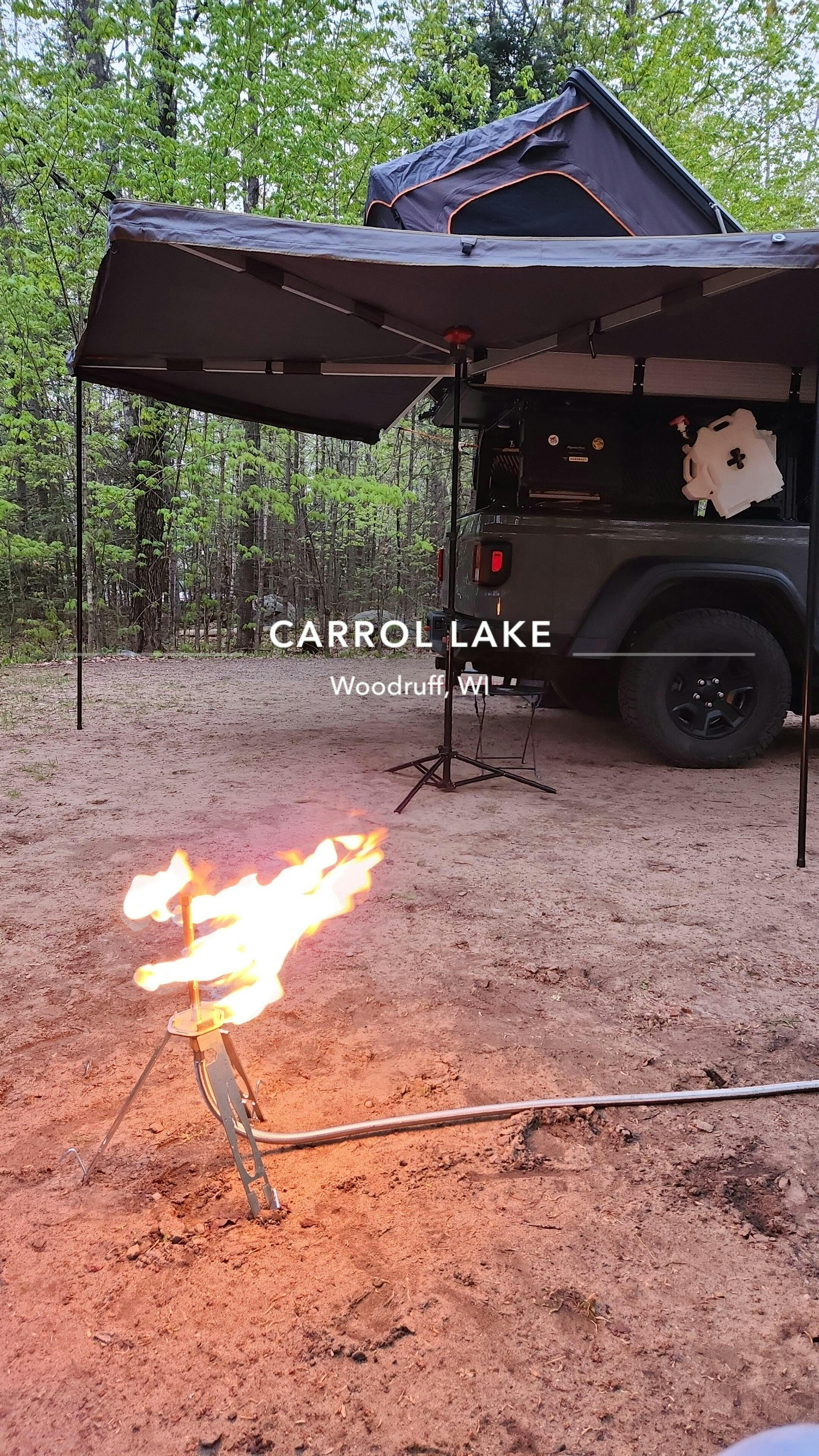 Tripod Torch - Portable Propane Fire Pit