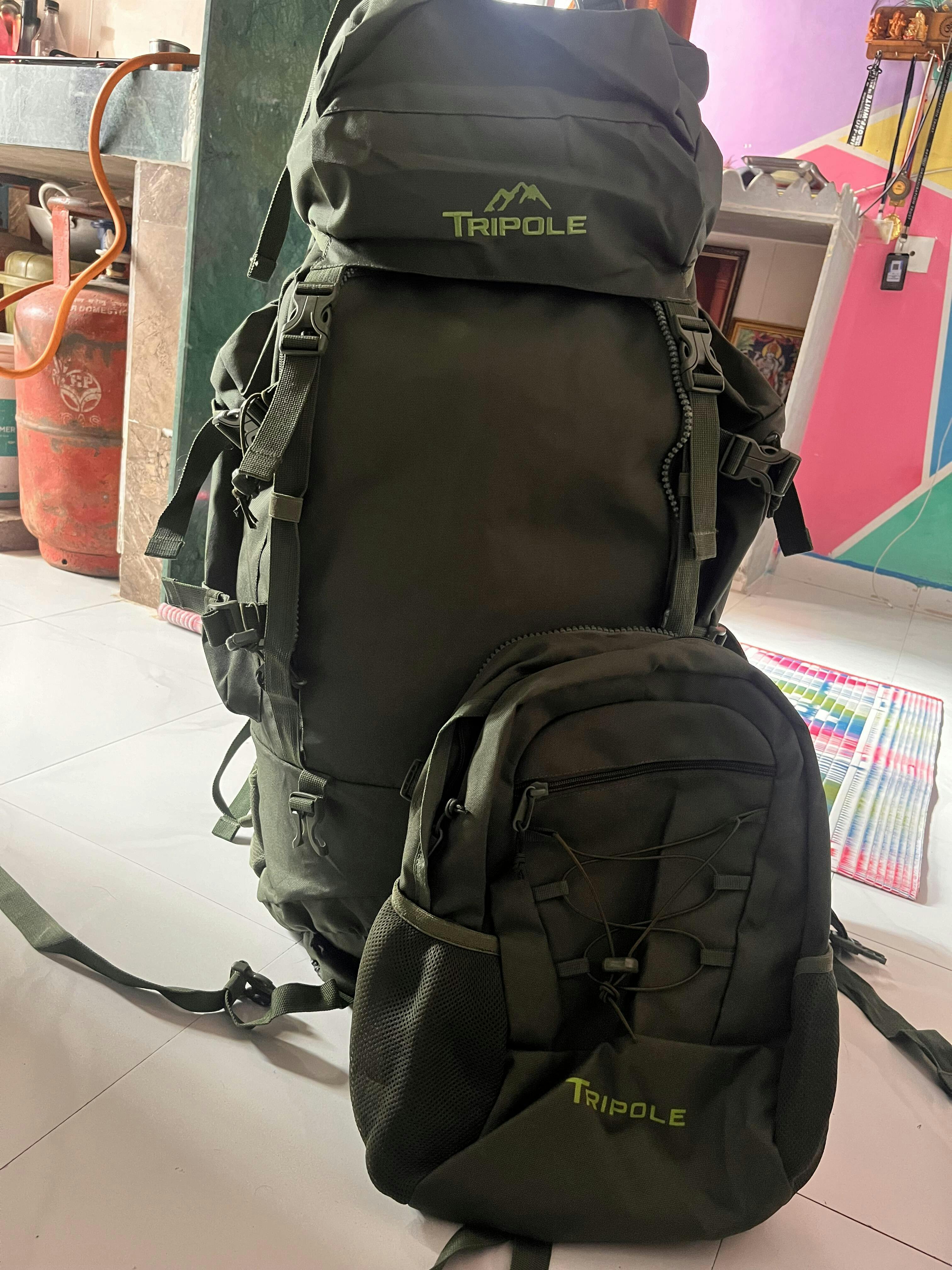 Tripole Colonel Pro Metal Frame Rucksack with Detachable Day Pack and ...