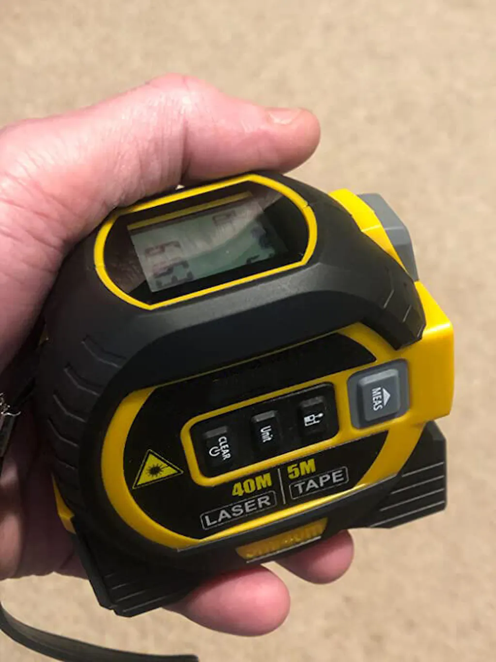 MeasurinSight 3- In-1 Infrared Laser Tape Measuring - TruTronica