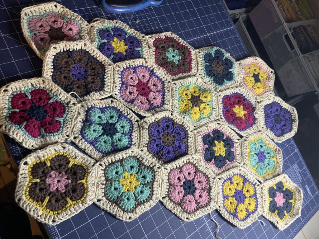 Crochet African Flower sweater PDF Pattern (instant download ...