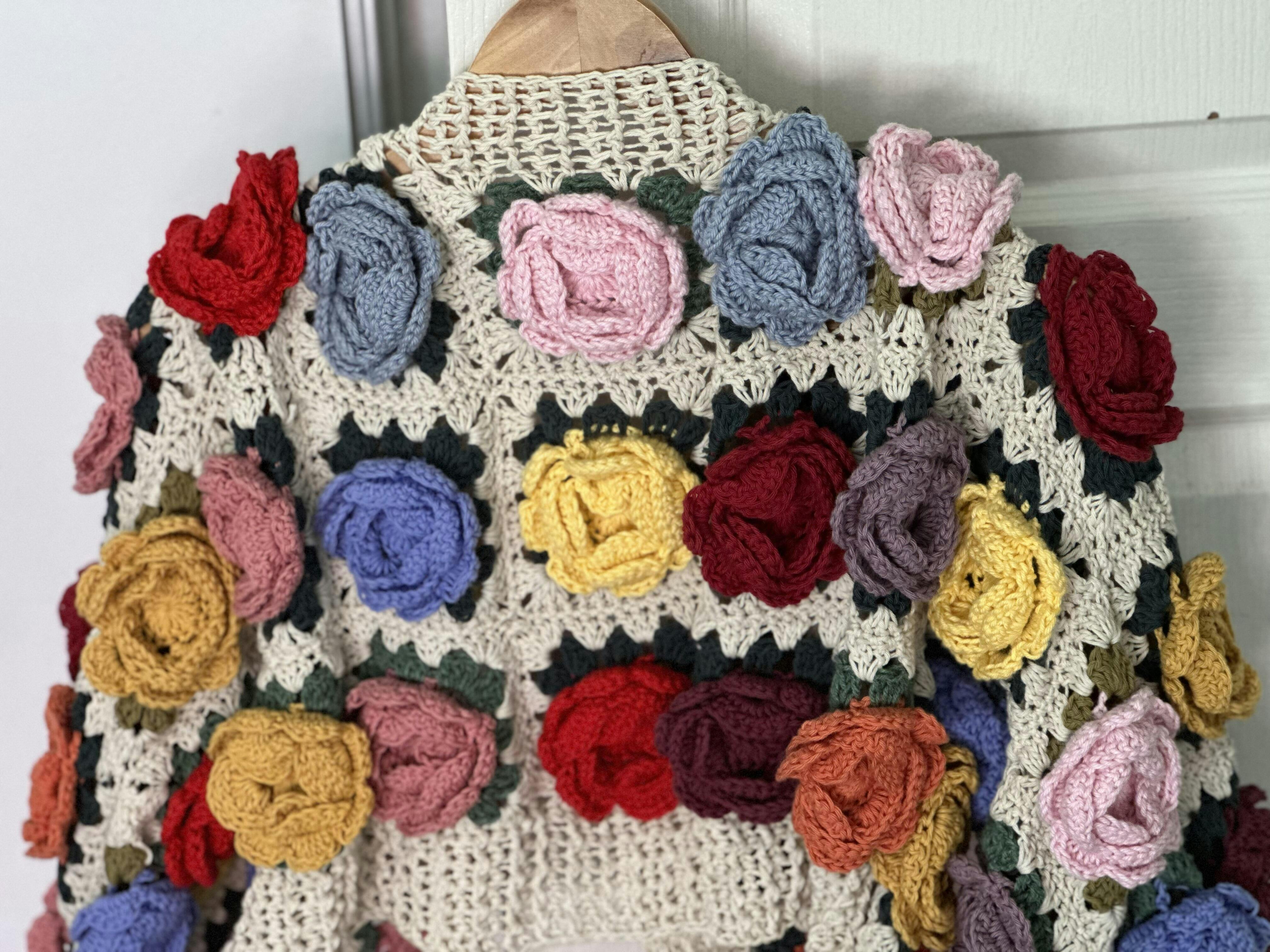 Rose Garden Jacket PDF Pattern (instant download) – TSCrochetDesign
