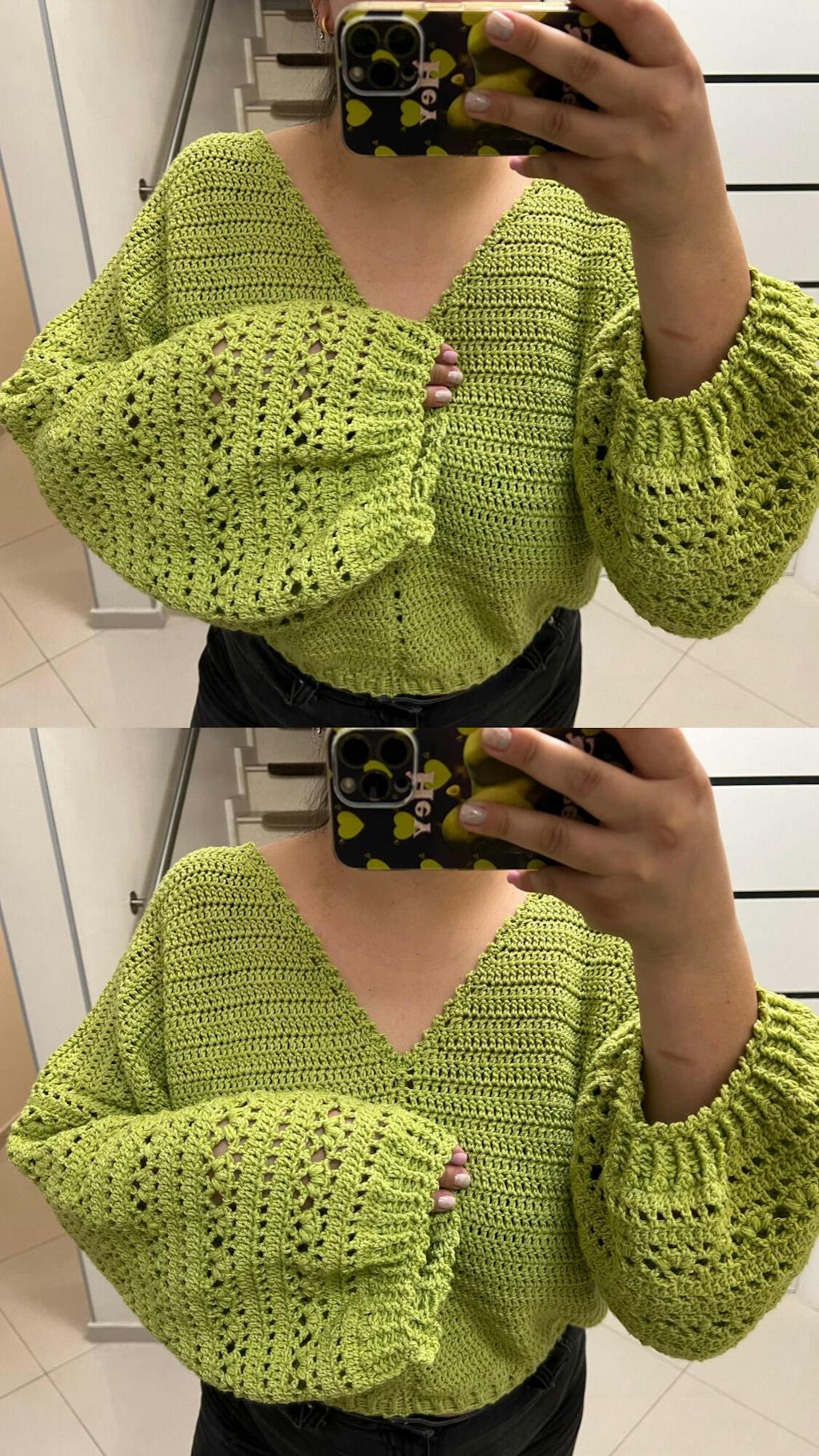 Crochet White Lace Sweater PDF Pattern (instant download) – TSCrochetDesign