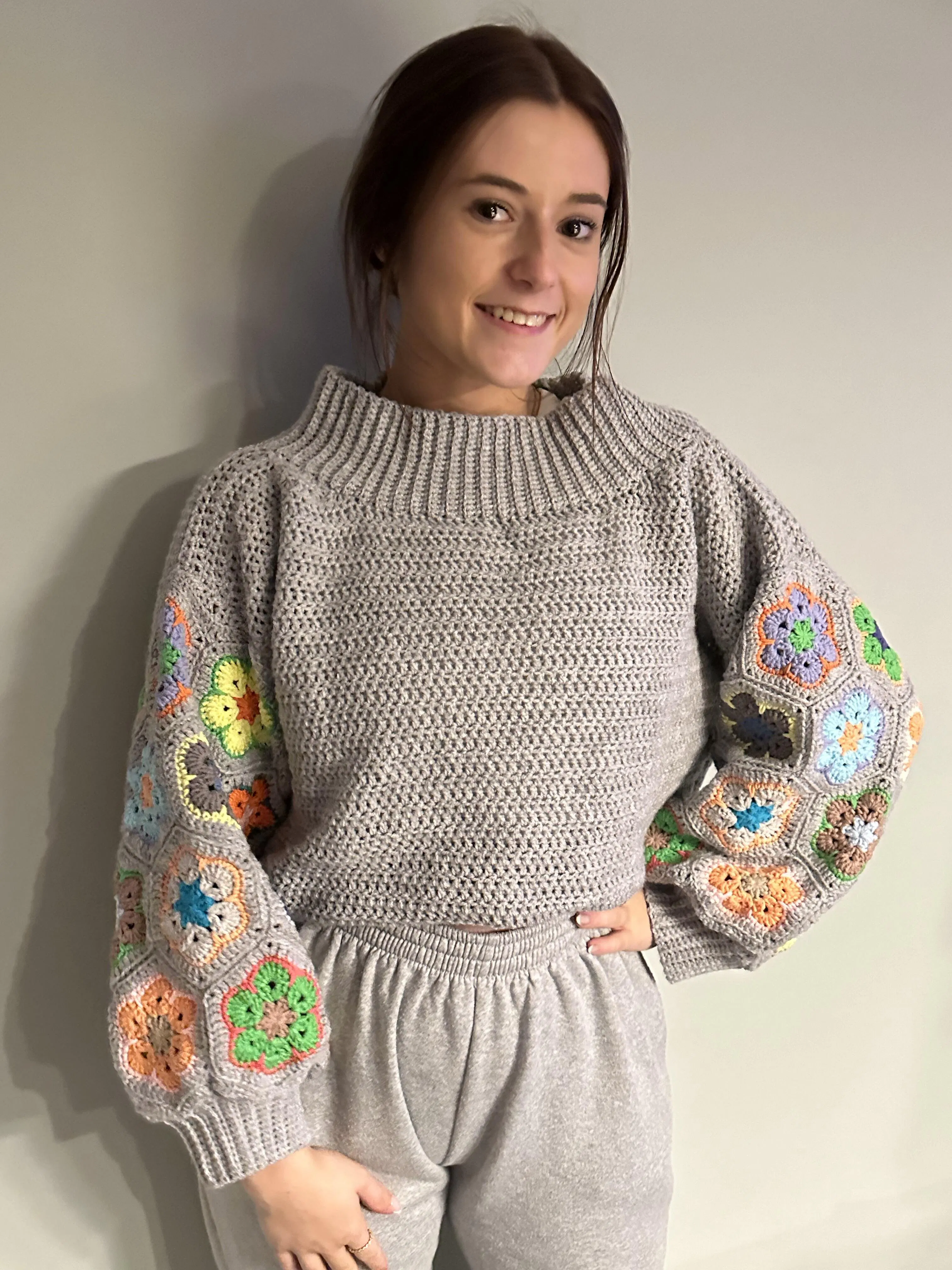 Crochet African Flower sweater PDF Pattern (instant download ...