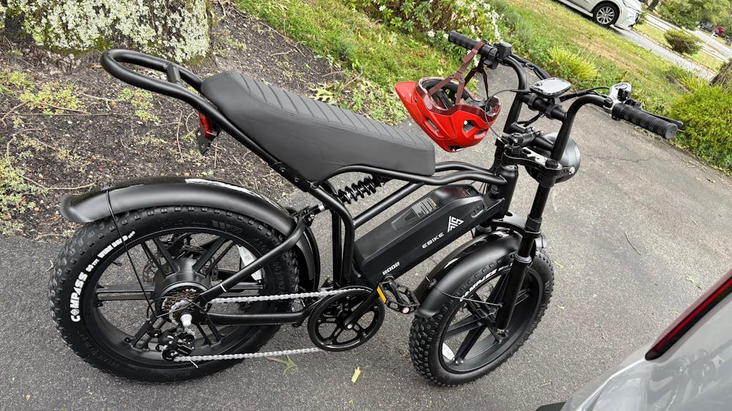 TST® R002 20'' 1500W Full Suspension Moped-style Electric Bike