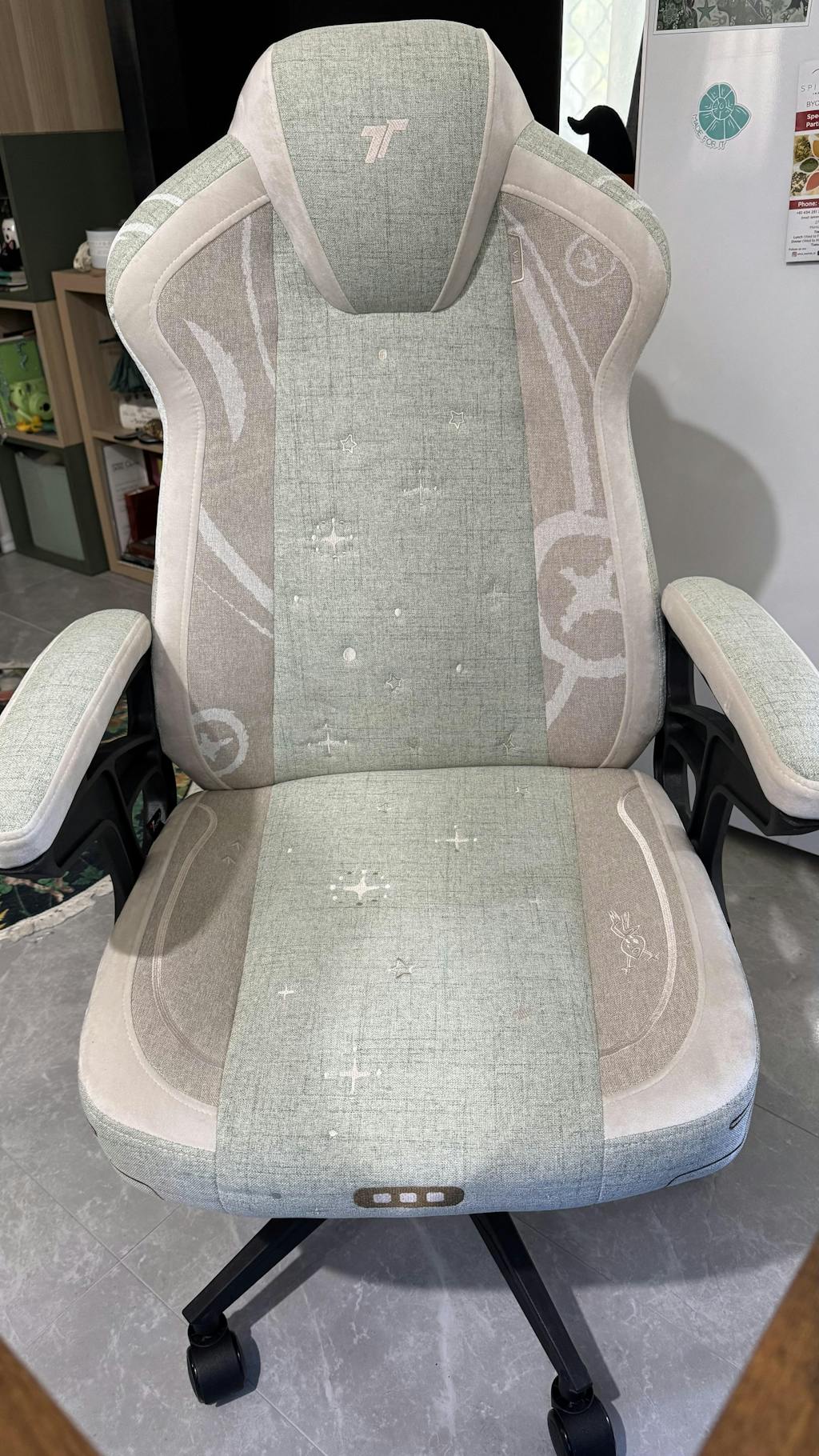 TTRacing Duo V4 Air Threads Fabric Gaming Chair - Grogu Edition