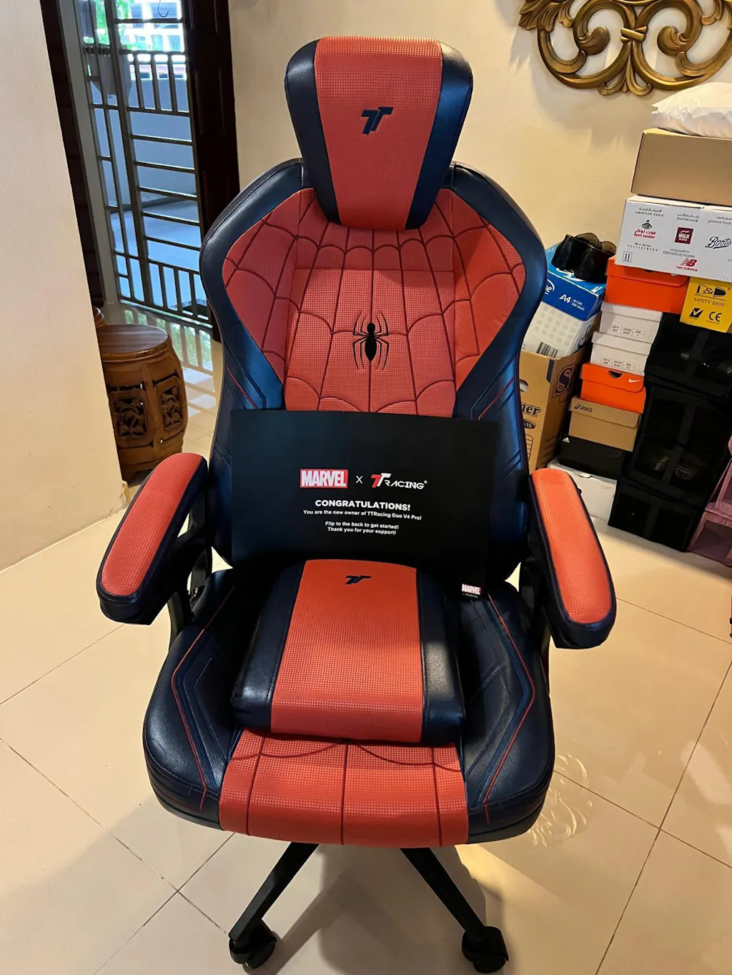TTRacing Duo V4 Pro Gaming Chair - Spider-Man Edition