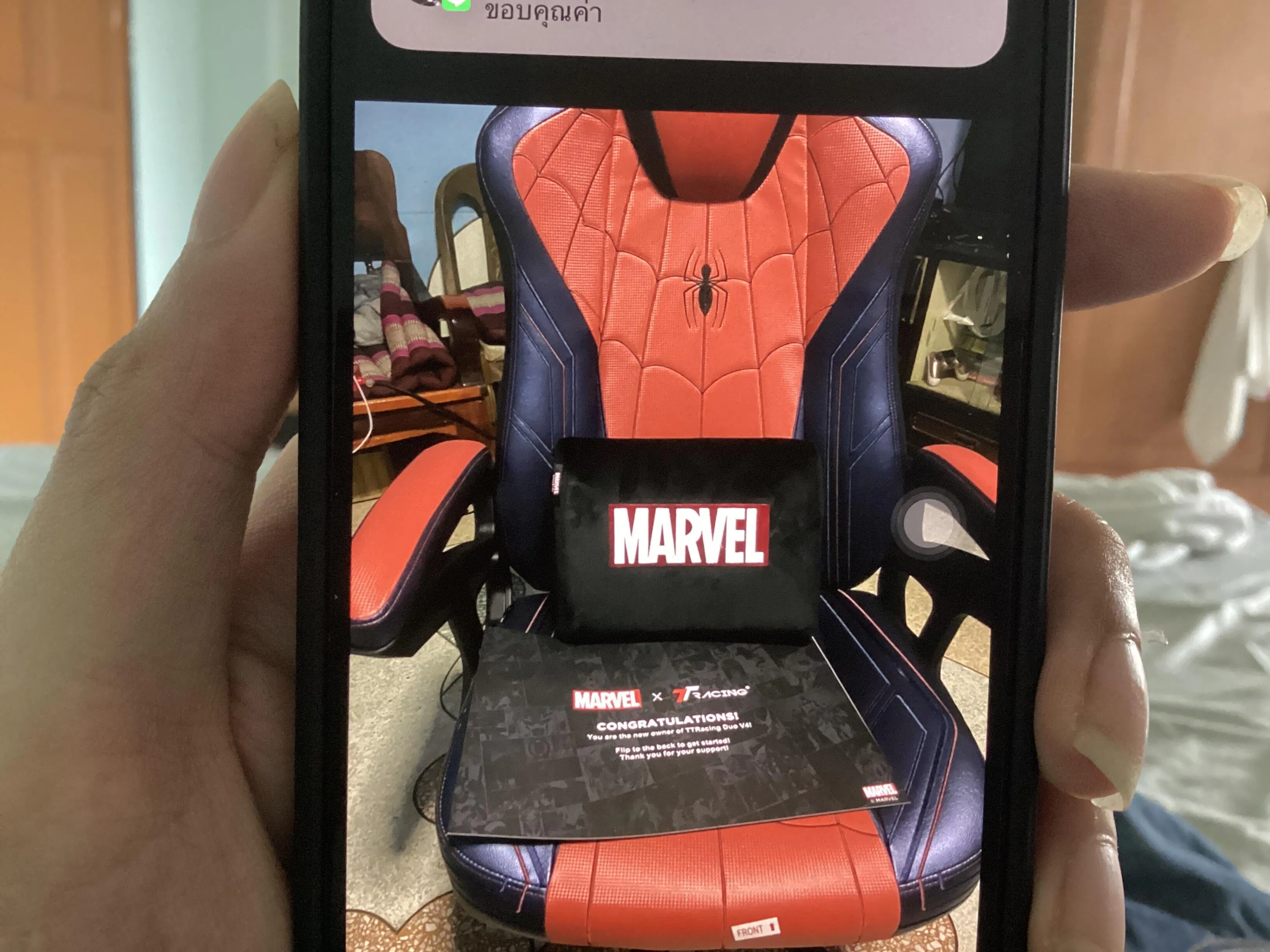 TTRacing Duo V4 Gaming Chair - Spider-Man Edition