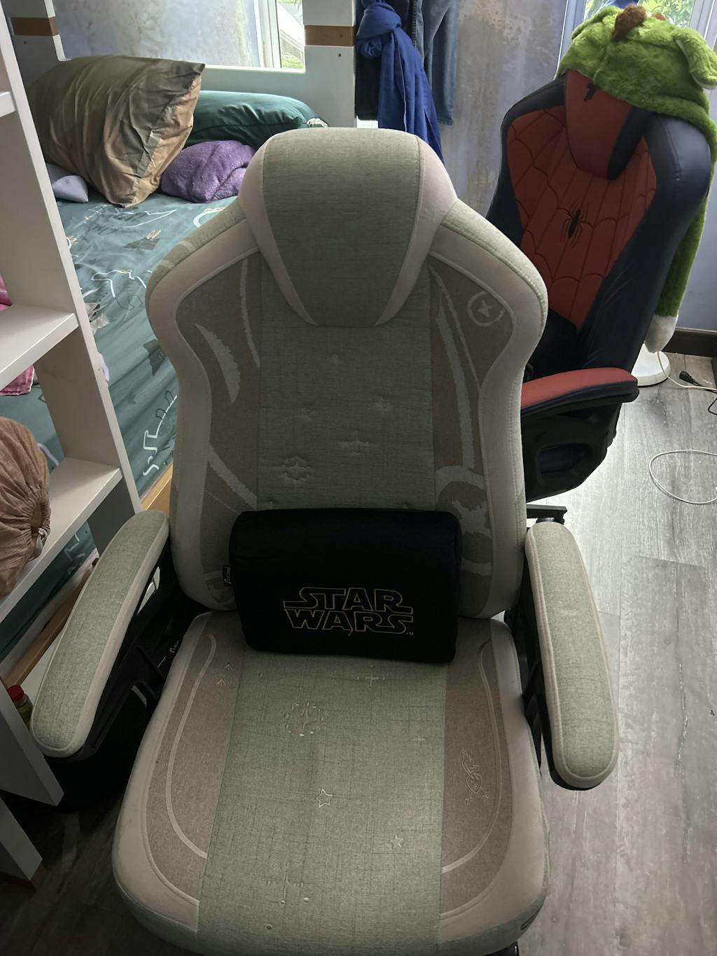 TTRacing Duo V4 Air Threads Fabric Gaming Chair - Grogu Edition