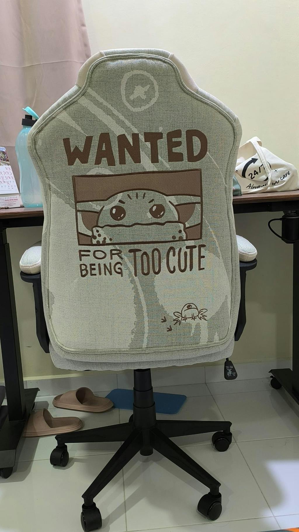 TTRacing Duo V4 Air Threads Fabric Gaming Chair - Grogu Edition ...